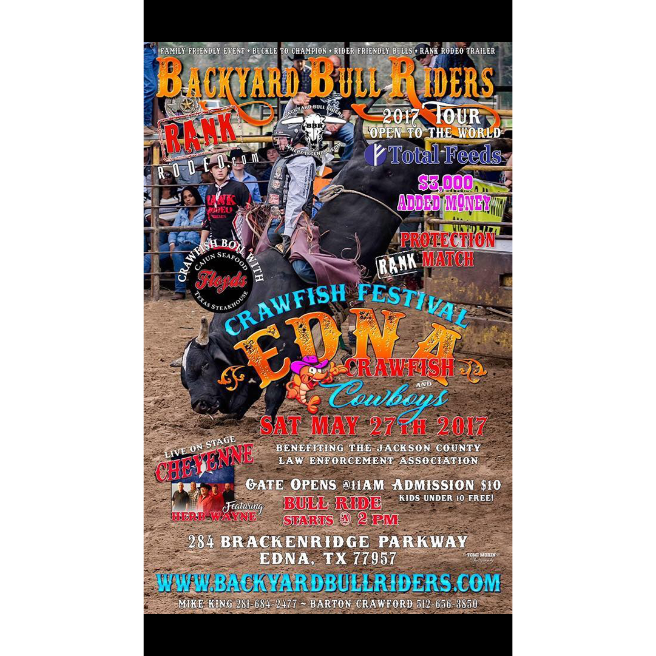RANK Rodeo Bull Riding & Crawfish Festival